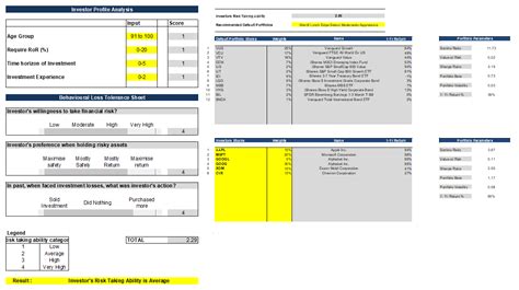 Comparison Template Excel