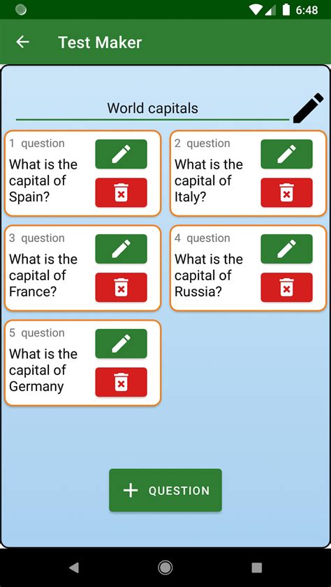 Test Maker Create Test для Android — Скачать