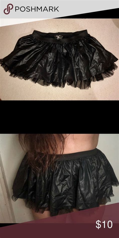 🎃leg Avenue Halloween Costume Leather Tulle Skirt Leg Avenue Costumes