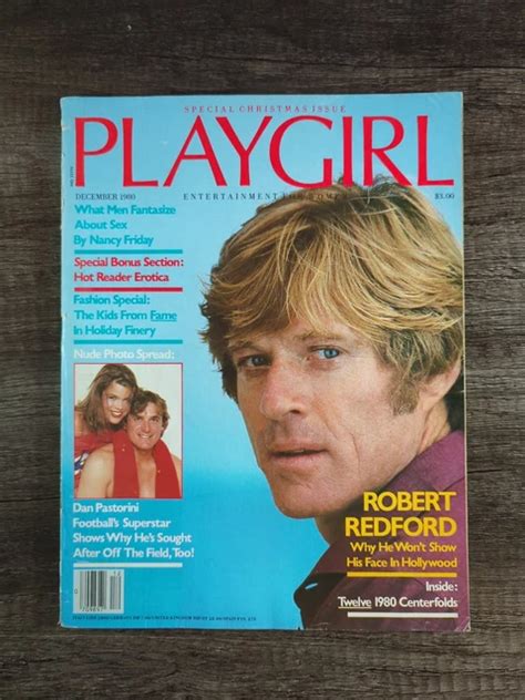 1980 Playgirl Magazine December Very Good Robert Redford Dan Pastorini Dm20 £27 64 Picclick Uk