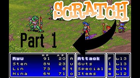 Scratch Rpg Tutorial Part 1 Make An Rpg In Scratch 3 Youtube