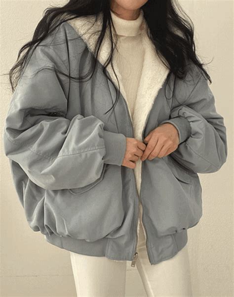 당일출고🚀겨울할인리버시블 로디 밍크 인조퍼 리버시블 후드 집업 투웨이 양면 숏 항공점퍼 에이블리