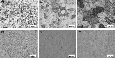 Optical Microstructures Of Ti Nb Alloys In Solution Heat Treatment A Download Scientific