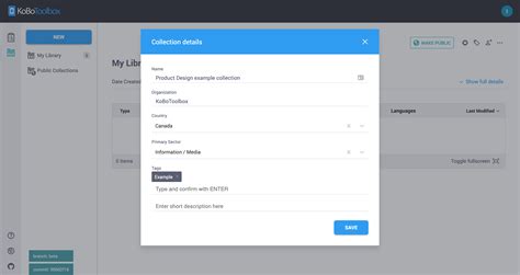 Collection Details Should Appear When Blocking Make Public Due To Missing Metadata · Issue