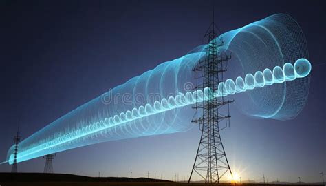 Radio Broadcasting Or Radio Waves Propagate As Electromagnetic Waves Around A Transmitter Mast