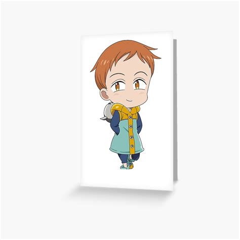 Chibi King Greeting Card For Sale By Katelin1 Redbubble