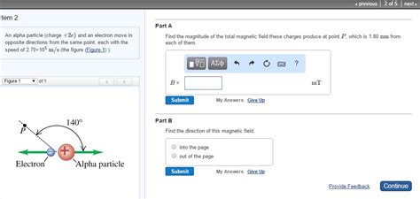 Solved An Alpha Particle Charge E And An Electron Move Chegg