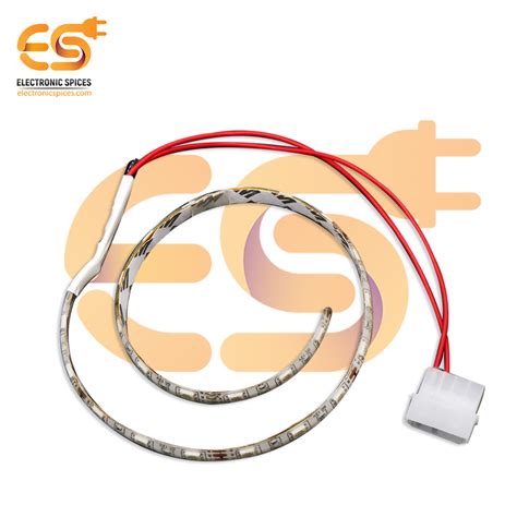 Buy 12V DC Red Color Waterproof SMD LED Strip With 2 Pin With Molex Connector At Lowest Price In