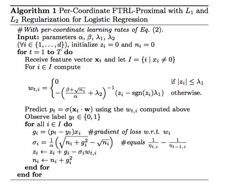 FTRL Proximal Review KR Dos Tacos