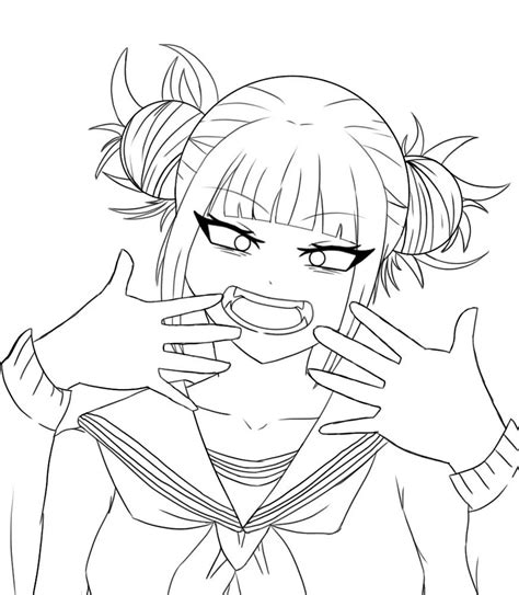 10 Stunning Toga Himiko Coloring Page Digitrenz