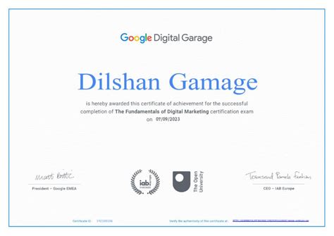 Dilshan Gamage On Linkedin Im Happy To Share That Ive Obtained A New Certification