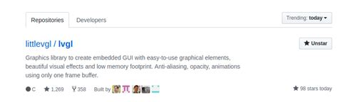 Lvgl Is Top Trending C Repository Issue Lvgl Lvgl GitHub