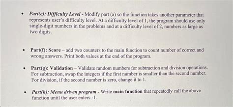 solved part a computer assisted