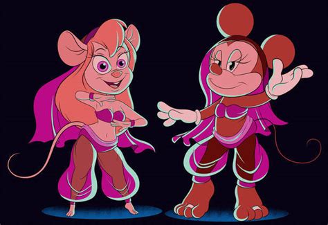 Pink Gadget And Minnie By C Rocket1 On Newgrounds