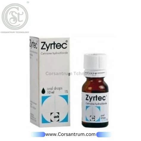 Zyrtec 10ml Cetirizine Hydrochloride Drops At Rs 65 Strip Cetirizine Hydrochloride Tablet In