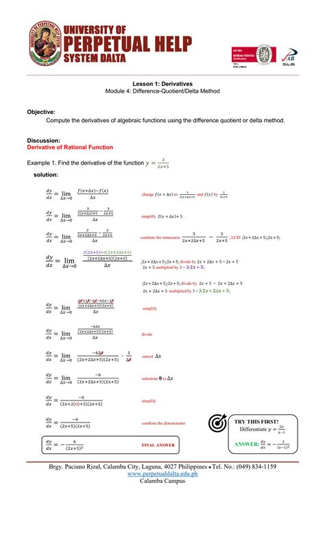 Solution Module 4 Derivative Delta Method Studypool