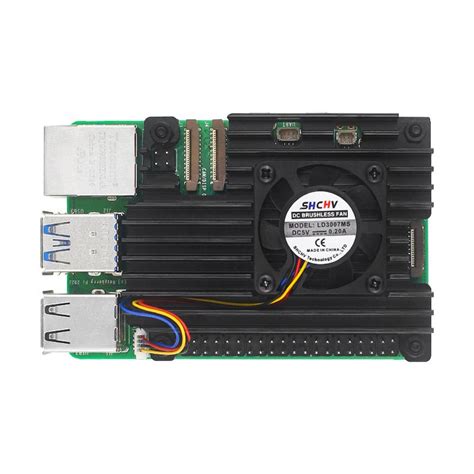 Raspberry Pi 5 поколения Raspberry Pi 5 Материнская плата Защитный корпус из алюминиевого сплава