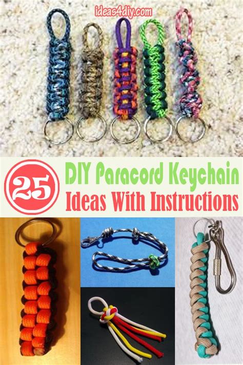 DIY Paracord Keychain Ideas With Instructions DIY Paracord Keychain Ideas With Instructions