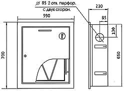 Шкафы пожарные для пожарных кранов ШПК