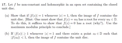 Solved On The Topic Of Complex Analysis Meromorphic