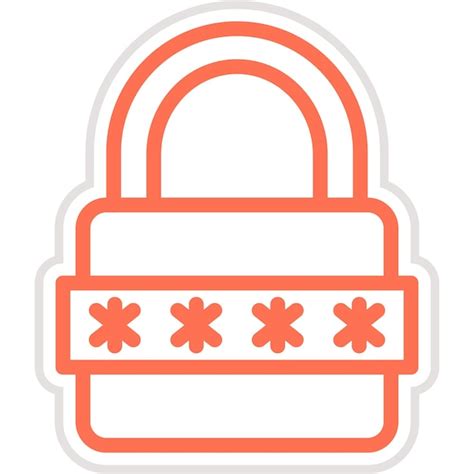 Premium Vector Password Vector Icon Design Illustration