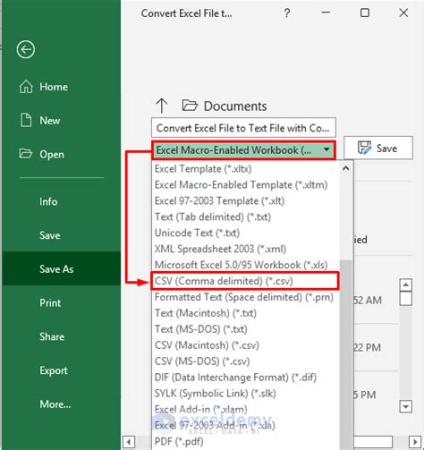 How To Convert An Excel File To A Text File Using Comma Delimited Methods