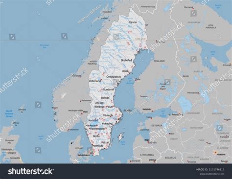Sweden Capital Map