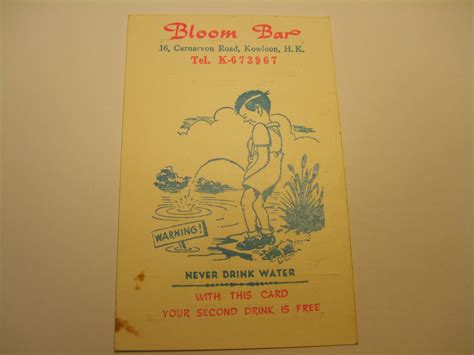 Wan Chai Sex Dives And Bar Cards From S Hong Kong Flashbak