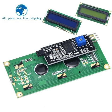 LCD Module Blue Green Screen IIC I C For Arduino LCD UNO R Mega LCD SNA