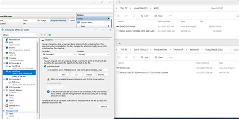 Hyper V Move Vhdx Virtual Harddisk To Another Location