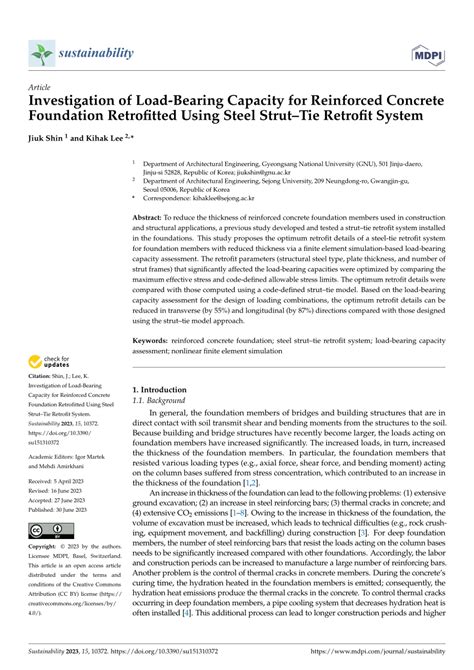 Pdf Investigation Of Load Bearing Capacity For Reinforced Concrete Foundation Retrofitted