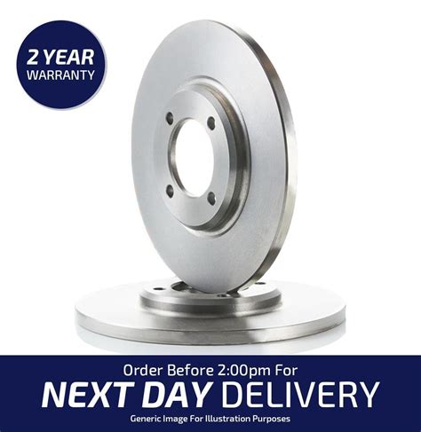 Rear Brake Discs Fits Renault Modus Grand Modus Clio Megane Twingo