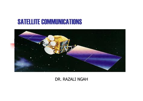 Satellite Comm Part I Studocu
