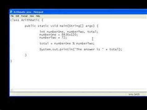 Java Video Tutorial Variables And Arithmatic Part YouTube