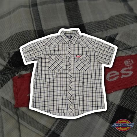 Dickies Checkered Polo Mens Fashion Tops And Sets Tshirts And Polo Shirts On Carousell