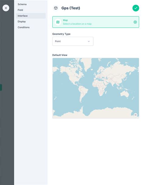 Map Field Settings Missing In 950 · Issue 11332 · Directusdirectus
