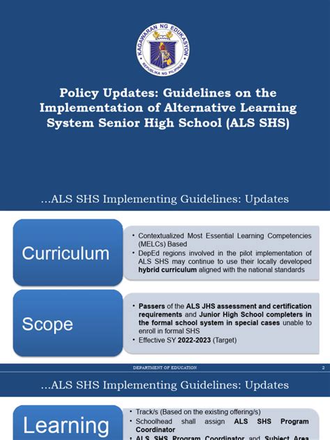Als Shs Policy Updates Pdf Learning Behavior Modification