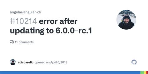 Error After Updating To Rc Issue Angular Angular Cli GitHub