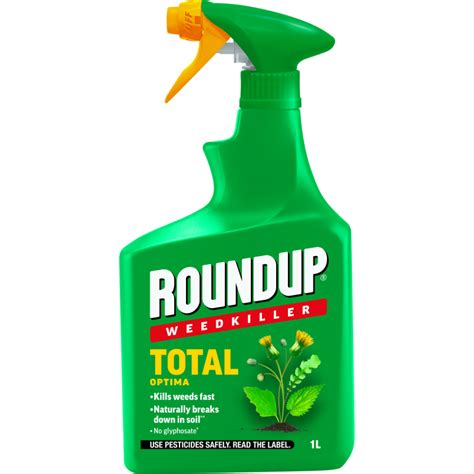 Roundup Total Optima Weed Killer Concentrate Spray 1l
