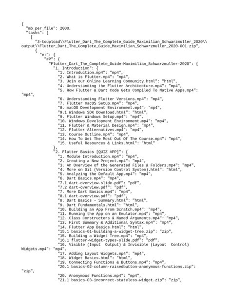Flutter Dart The Complete Guide Maximilian Schwarzmuller 2020 Pdf Software Development