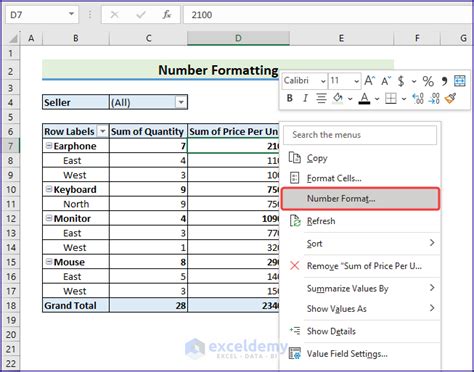 How To Format An Excel Pivot Table The Complete Guide Exceldemy