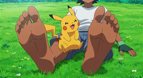 Ash Ketchum Feet 39 By Aiboysgallery On Deviantart