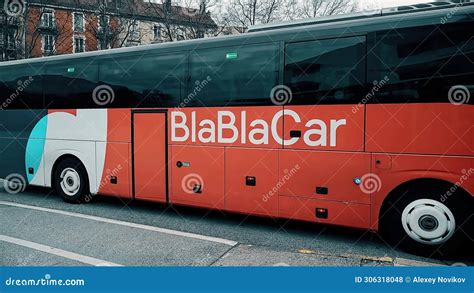 Blablacar Logo On A Bus Of The Company In Bordeaux Editorial Photo 254271417