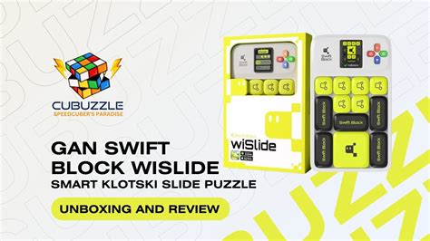 swift block wislide by gan unboxing and review cubuzzle youtube
