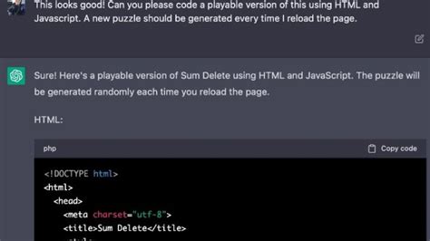 Chatgpt Didnt Make A Puzzle Game On Its Own After All Update Neowin
