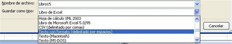 Exportar Datos De Excel A Txt Microsoft Excel Todoexpertos
