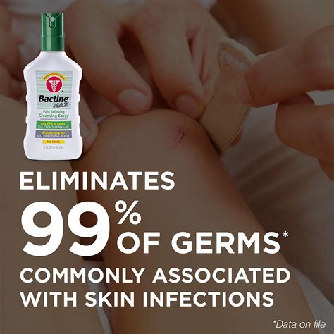 Bactine Max Pain Relieving Cleansing Spray 5oz Justat Tattoo Supplies