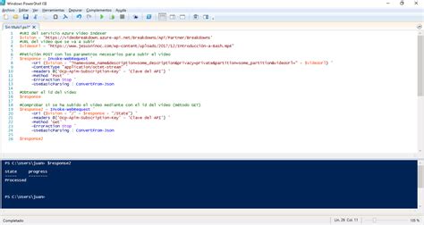 Subir Un Vídeo A Azure Video Indexer Operating Systems Scripting Powershell And Security