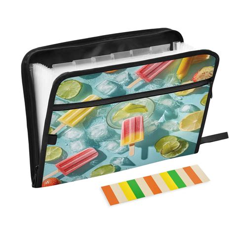 Accordion File Organizer With Zip Closure 13 Pockets Expanding File