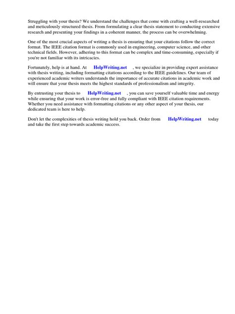 Ieee Thesis Citation Format Pdf